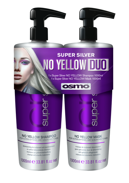 Osmo Super Silver No Yellow 1L Duo Pack Shampoo and Mask – WOWU Supplies