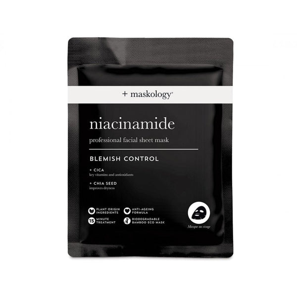 Maskology Niacinamide Professional Facial Sheet Mask – WOWU Supplies